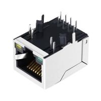 China ARJC02-111009D , Magnetic RJ45 Jack 10/100 Base-Tx Tap Down RJ45 W/LED for sale