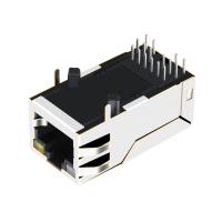 China XMH-9771-8813-S3L6T1Gigabit RJ45 Modular Jack With LEDs LPJK0071AONL for sale