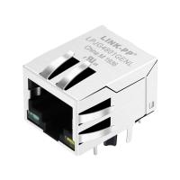 China AR11-3827I 1000Base-T Magnetic RJ45 Jack Single Port With LED for sale