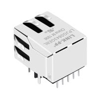 China HFJ11-1G41E-L12RL 1x1 Tab-Down Gigabit Short Body RJ45 Connector for sale