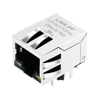 China XWRJ-1104D1015-1 RJ45 With Integrated Magnetics LPJ0017GENL Mass Flexible PCB for sale