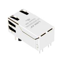 China 85793-1006 Gigabit Magnetic Jack 1x1 LED 1000base-t Rj45 Pinout  LPJK0038AHNL for sale