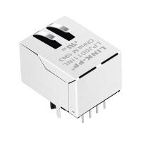 China J0011D11NL Rj45 Female Connector 100 Base-T 8p8c Tab Down Industrial RJ45 Ethernet Connector for sale