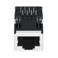 China JXR1-0005NLT Lan Port RJ45 Modular Jack 100 Base-T 8p8c Tab Up Without Led Shielded for sale