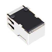 China J3018G21KT 10/100 Base-T Ethernet Magjack SMT RJ45 Connector LPJ19318ACNL for sale