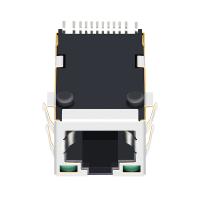 China J3018G21KT 10/100 Base-T Ethernet Magjack SMT RJ45 Connector LPJ19318ACNL for sale