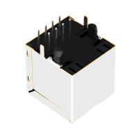 China JXD2-0011NL , LPJD4013DNL Top Entry Magnetic Rj45 Connectors Shield 8 Pins for sale
