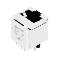 China JXD2-0011NL , LPJD4013DNL Top Entry Magnetic Rj45 Connectors Shield 8 Pins for sale