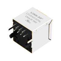 China JXD2-0011NL , LPJD4013DNL Top Entry Magnetic Rj45 Connectors Shield 8 Pins for sale