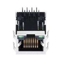 China Connector Rj45 J0026D21ENL Pulse Equivalent 10/100Base-T 8P8C PCB Jack for sale