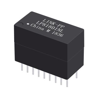China G1811DG G1801DG Quad Port Lan Ethernet Transformer With 1000 BASE-T DIP for sale