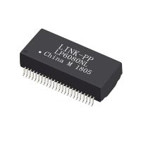 China H6101FNL Dual Port SMD Gigabit Magnetic POE+ Transformer LP6080NL for sale