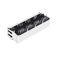 China ARJ14A-MASD-A-B-EMU2 1x4 Multi-port RJ45 8P8C 100Base-T Magnetics Ethernet Jack for sale