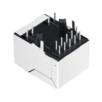 China Tab Down 1 Port 1000 Base-T PoE+ RJ45 Connector 7499510440 for sale