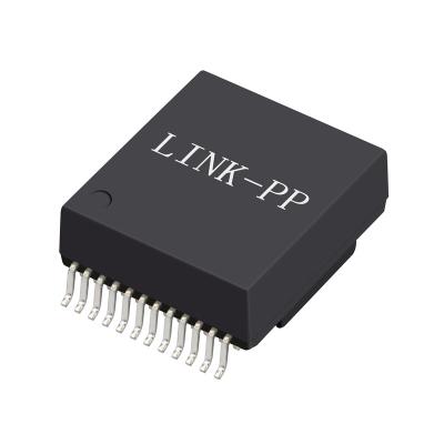 China Single Port 10G Base-T 24 PIN SMT Lan Magnetic Transformer S558-10GB-05 for sale