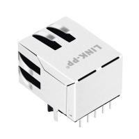 China JV006I21NLT 10/100 Base-T 1x1 Port Rj45 Jack Without Led Tab Down Shielded With Magnetics for sale