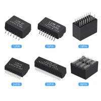 China HX1333NL 10/100 Base-T 12 PIN Ethernet Lan Transformer High Isolation 4.5KVrms for sale