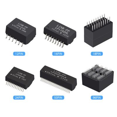 China HX1333NL 10/100 Base-T 12 PIN Ethernet Lan Transformer High Isolation 4.5KVrms for sale
