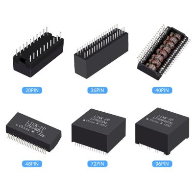 China 4.5KV Ethernet Magnetic Transformer HX1339NL 100 Base-T 1 Port 20 PIN for sale