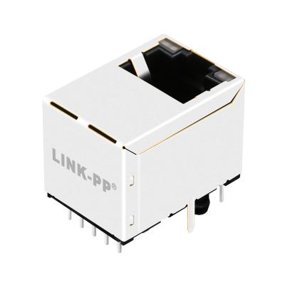 China G55-122N-155 10G Base-T Through Hole POE RJ45 Vertical Mount Magjack  1 Port for sale
