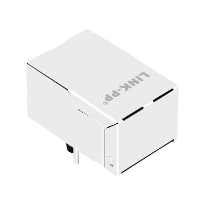 China SI-80081-F 100 Base-T 1x1 Port Rj45 Ethernet Jack Tab Up No Leds for sale
