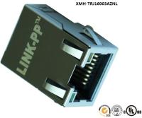 China High Speed Ethernet POE RJ45 Connector Shielded XMH-TRJ16003AZNL for sale