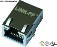 China High Speed Ethernet POE RJ45 Connector Shielded XMH-TRJ16003AZNL for sale