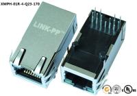 China LAN interface 10 / 100M Shielded POE RJ45 Connector XMPH-01R-4-Q23-170 for sale