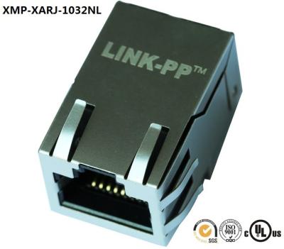 China 100BASE 1X1 Tab-Up RJ45 PoE with Side Entry Shielded , XMP-XARJ-1032NL for sale