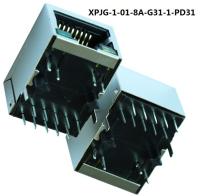 China Single Port Rj45 shieled POE RJ45 Connector XPJG-1-01-8A-G31-1-PD31 for sale