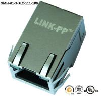 China Single Port POE RJ45 Connector Side Entry Shielded XMH-01-5-PL2-111-1P0 for sale