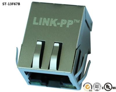 China ST-13F67B 100Base-T RJ45 Modular Jack Industrial Network Switch LPJ0112GDNL for sale