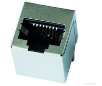 China 51F-1203ND2 180 ° RJ45 10/100 BASE-T JACK W ITH MAGNETIC MODULE  Across LPJD0012DNL for sale
