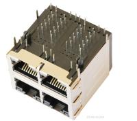 China E5TAB-5421AX 2x2 POE Stacked RJ45 Combo With Dual Rows LPJ27217CNL for sale