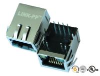 China Magnetic RJ45 Jack 101110F9017M440ZA 10 / 100Base-T LPJ0025AGNL For IP Network for sale