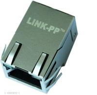 China 1-6605832-1 1x1 PoE Mag45 TM 10 / 100 7V15 Circuit Tap Up With Resistor LED for sale