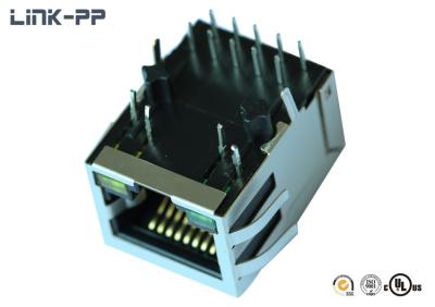China 1840475-6 Gigabit Magnetic RJ45 Jack 10Pin Footprint Shieled Protocol Converter for sale