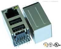 China 2-662000-2 Tyco Rj45 Over Dual USB Mag45 UR3G05 Gigabit Circuit  Industrial PC for sale