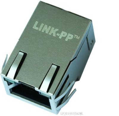 China 1-6605833-1 RJ45 With Integrated Magnetics LPJ16205A42NL Industrial Ethernet for sale