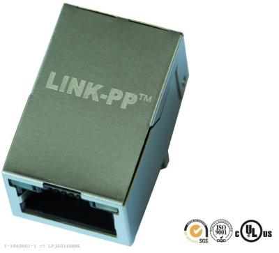 China 1-1840801-1 Magnetic RJ45 Jack LPJ6011BBNL Hardened Unmanaged Ethernet Switch for sale