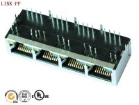 China IEEE 802.3 POE RJ45 Modular Jack / Right Angle RJ45 LPJ46514AENL for sale