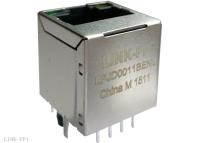 China 51F-1203ND2 Vertical RJ45 Jack 100M LPJD0012DNL Designs To Support Every PHY for sale
