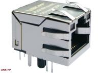 China MAG45 Modular Jack 5-6605790-1 10 / 100Base-TX LPJ16116A42NL Leds With Capacitor for sale