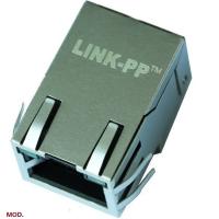 China 6605869-9 RJ45 modular plug Integrated Magnetic LPJ1014AHNL 100M Rear LED LEADS for sale