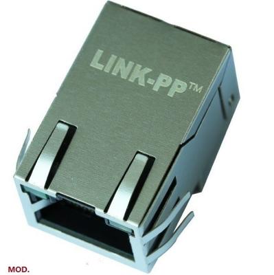 China 6605869-9 RJ45 modular plug Integrated Magnetic LPJ1014AHNL 100M Rear LED LEADS for sale