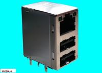 China 1000Bast-T RJ45 USB Connector G27US-31033PA  With Dual USB LPJU4271A64NL Jack for sale