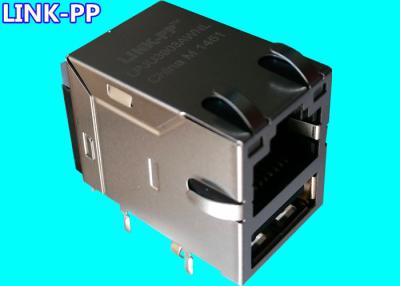 China MIC24U1C-6131W-LF3 / 7497011611 Replacement Rj45 With USB LPJU3101AONL for sale