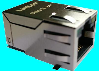 China RJSL-002TC1 SMT RJ45 Connector LPJ19406AGNL Single Port  With 10 / 100 Magnetic for sale
