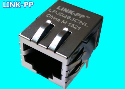 China LPJ0263CNL 8 Pin POE RJ45 Connector Designed To Intelligent Ultrasonic Apparatus for sale