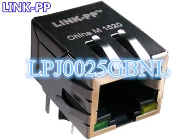 China XRJG-01A-4-E19-01 RJ45 Single Port LPJ0025GBNL 10 / 100Base-T System Assembly for sale